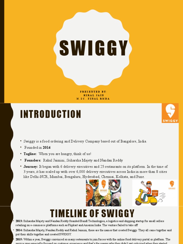 Growth of Food Delivery Giant Swiggy: An Overview of Its Founding ...