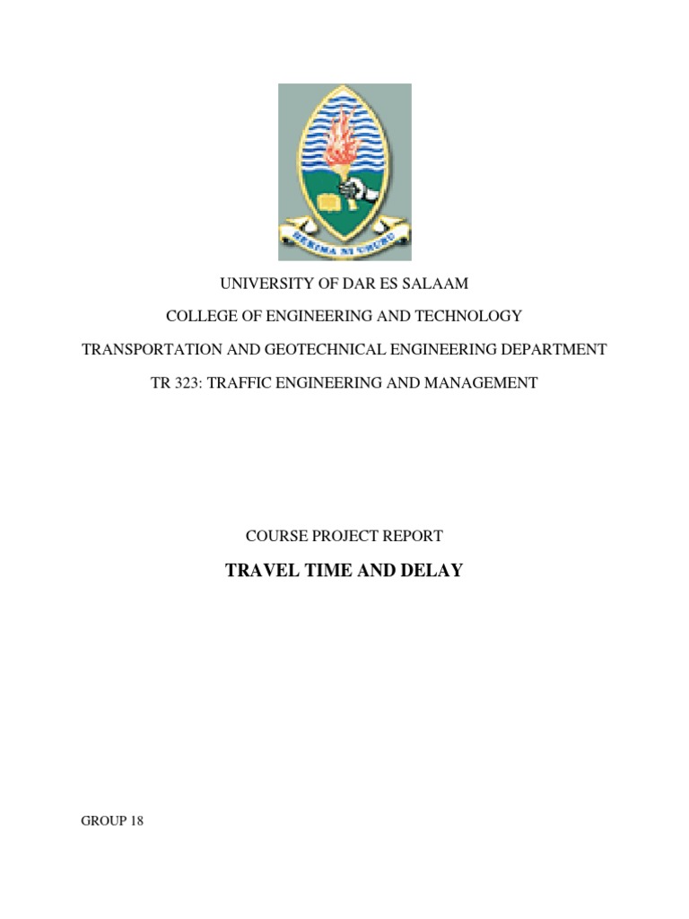 Travel Time Study | Download Free PDF | Traffic | Road