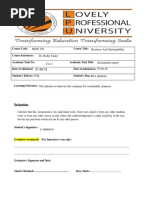 University Assignment Cover Page Template | PDF