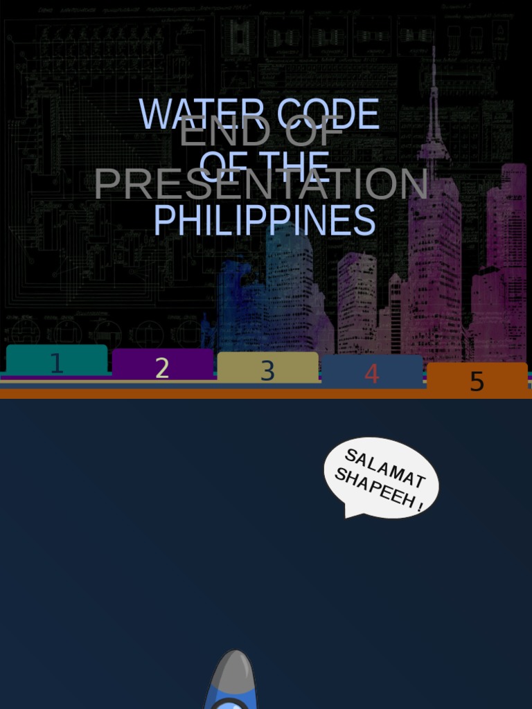 Water Code of PH 1 | PDF