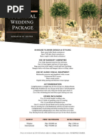 Tramway Timog Package PDF | PDF | Lunch | Salad