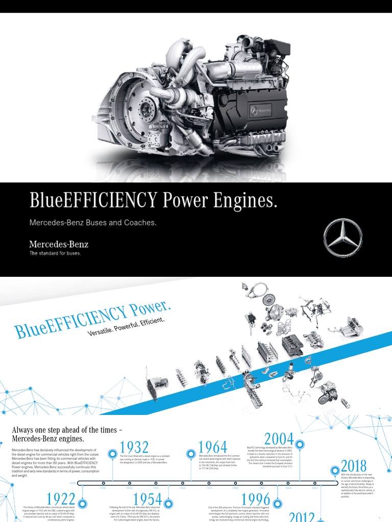 Blueefficiency Power Engines.: Mercedes-Benz Buses and Coaches | PDF ...
