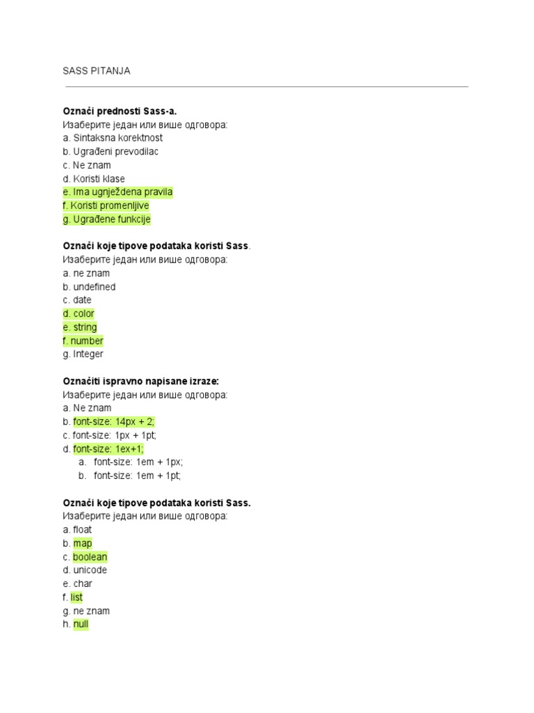 ICR Ispit - Slozena Pitanja PDF | PDF