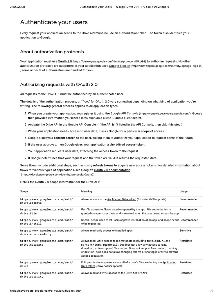 Authenticate Your Users: About Authorization Protocols | PDF | Web Application | Application ...
