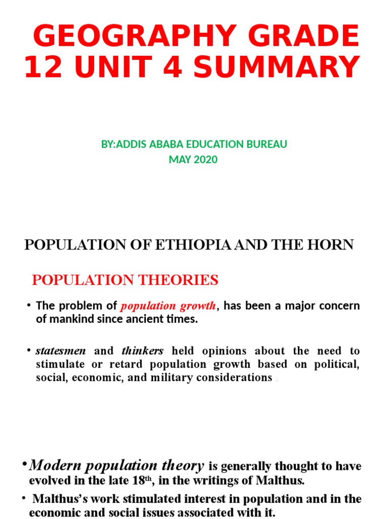 Geography Grade 12 Unit 4 Summary | PDF | Capitalism | Economic Growth