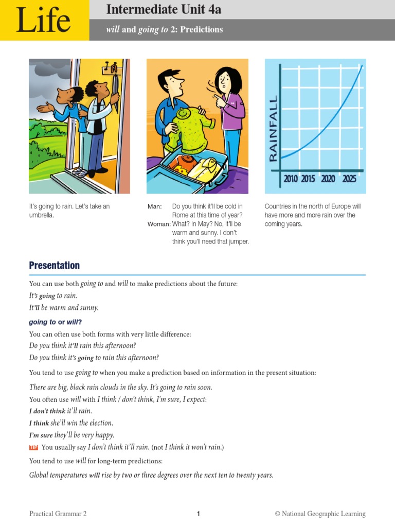 Intermediate Unit 4a PDF | PDF | Rain | Weather