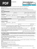 FLHSMV Medical Report Form | PDF