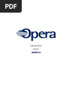 Opera PMS Training Overview | PDF