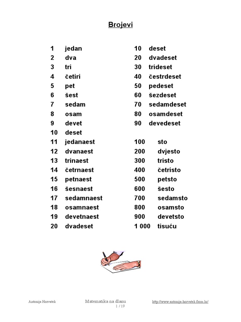 Brojevi | PDF