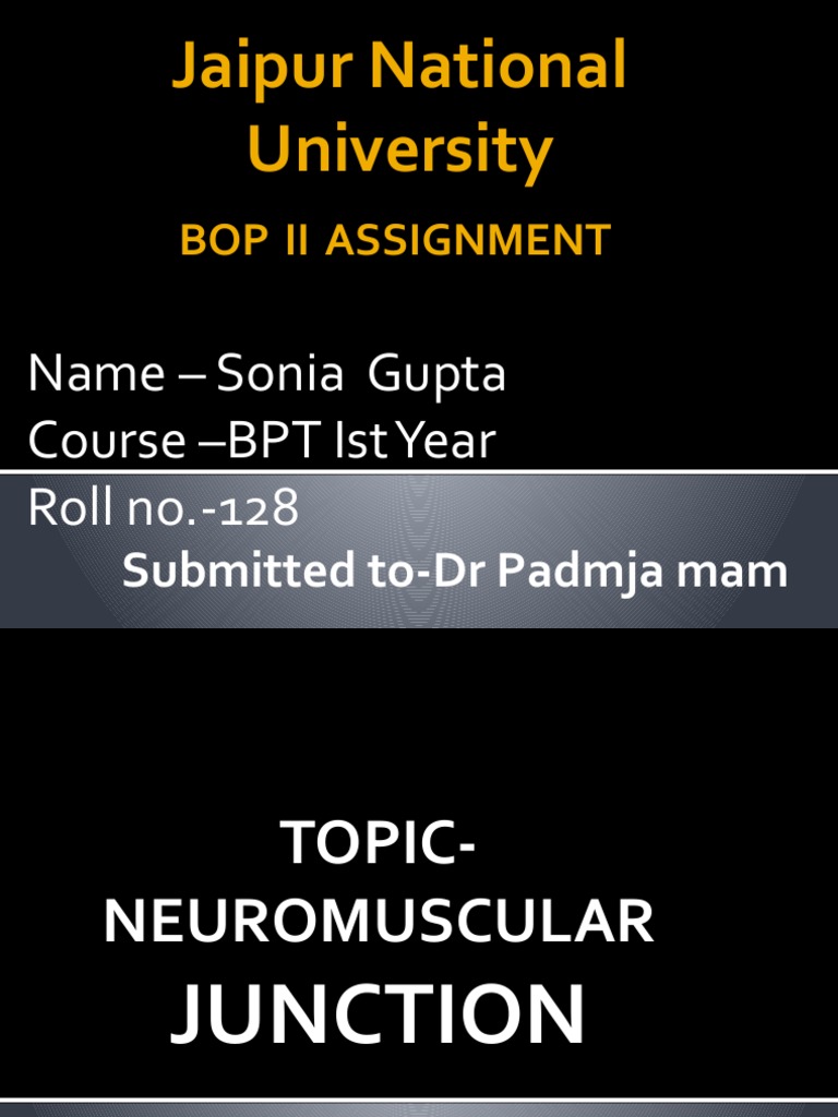 Jaipur National University: BOP II Assignment | PDF