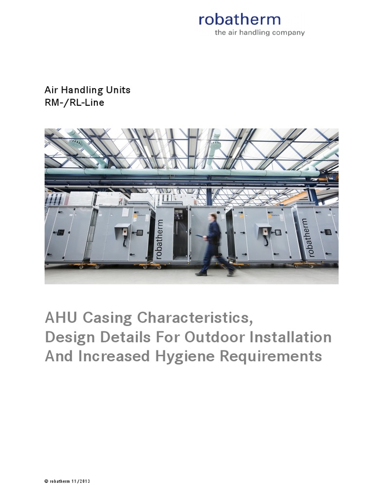 AHU Casing Characteristics, Design Details For Outdoor Installation and ...