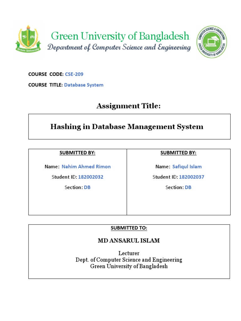 Hashing Techniques in Databases | PDF | Database Index | Data Management