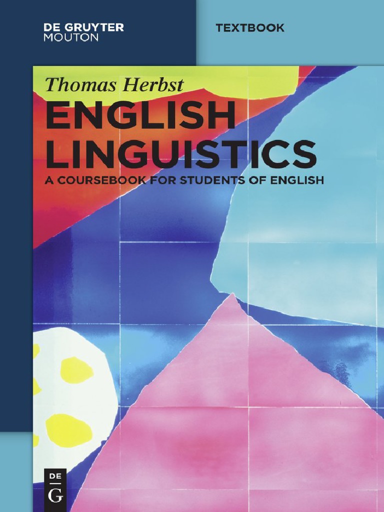 English Linguistics A Coursebook for Students of English | Clause | Phoneme