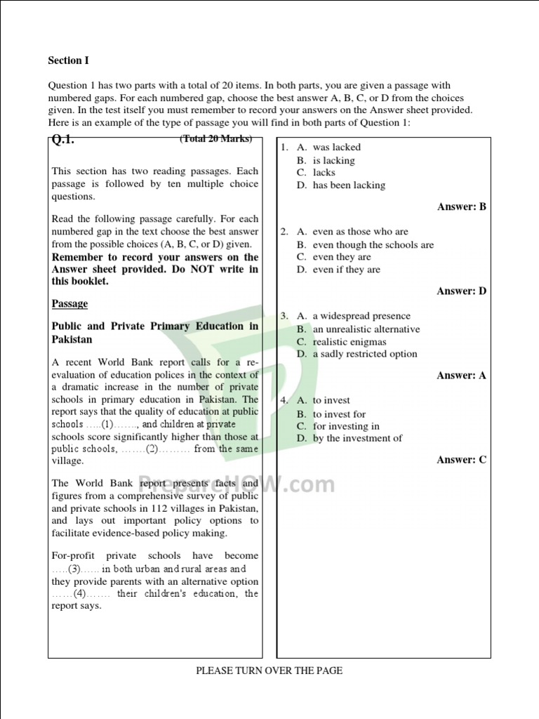 Entry Test Preparation Guide: AKU 2014 | PDF | Malaysia | Multiple Choice