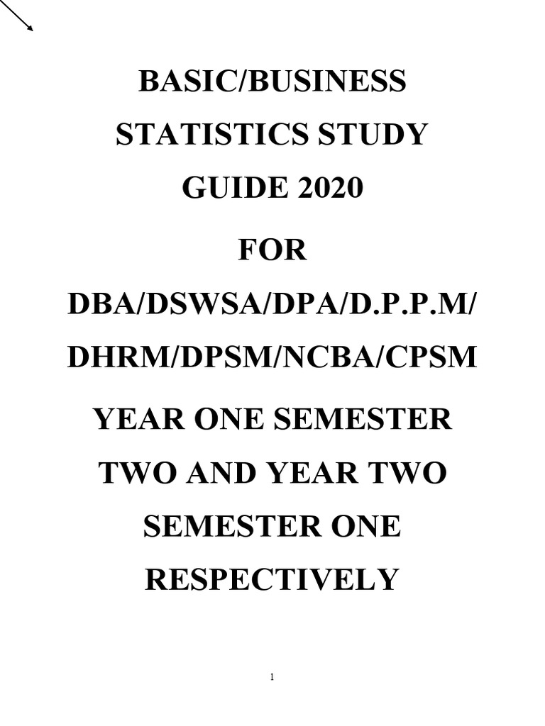 Basic Statistics | PDF | Sampling (Statistics) | Level Of Measurement