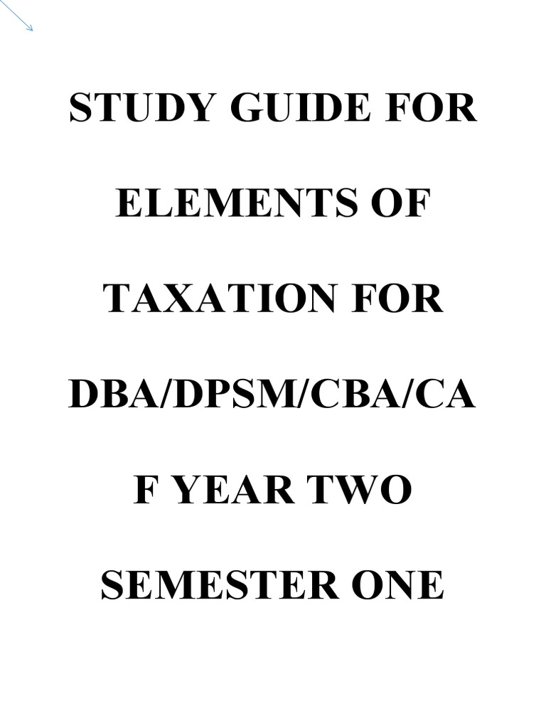 Elements of Taxation | PDF | Progressive Tax | Taxes
