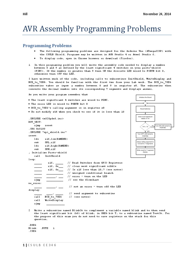 Programming Problems | PDF | Binary Coded Decimal | Subroutine