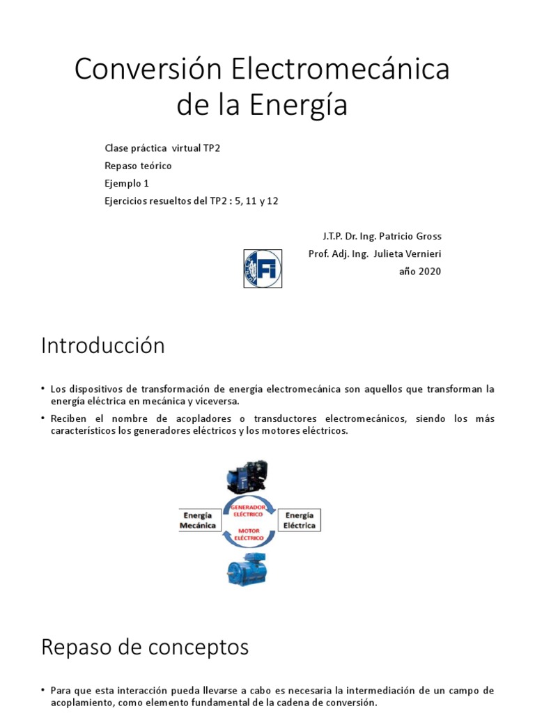TP2 - Conversion - Clase Práctica Virtual | PDF | Inductor | Inductancia