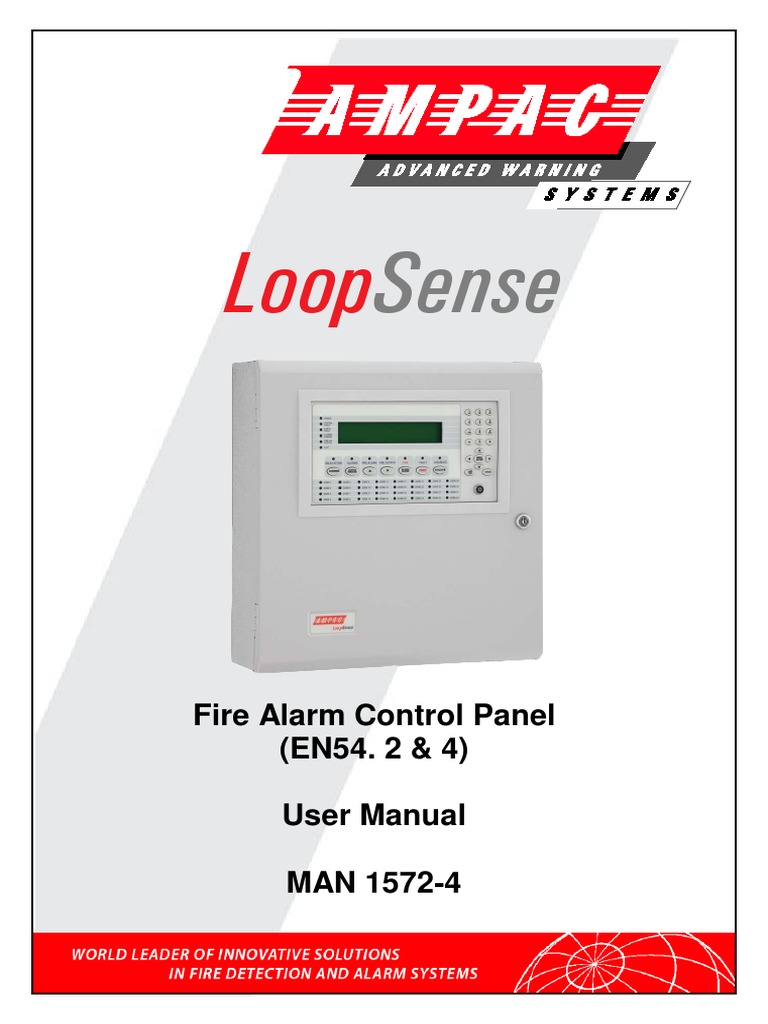 Sense: Fire Alarm Control Panel (EN54. 2 & 4) User Manual MAN 1572-4 ...