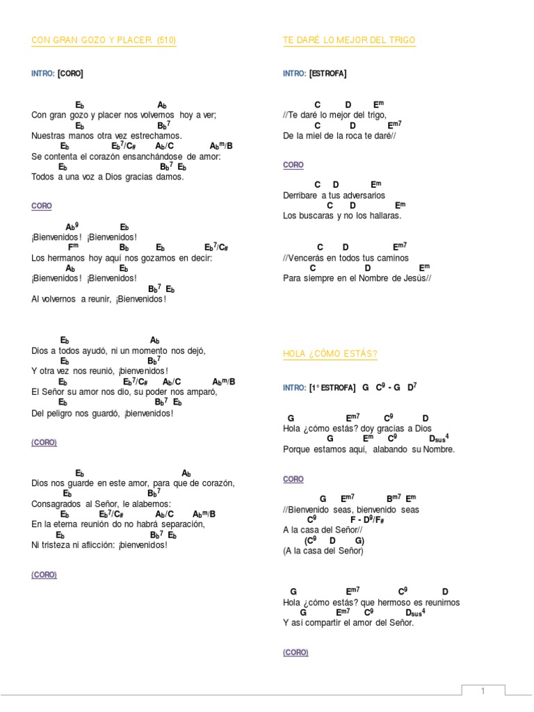 Acordes Cantos Ibvc 2 PDF | Descargar gratis PDF | Concepciones de dios | Teología sistemática