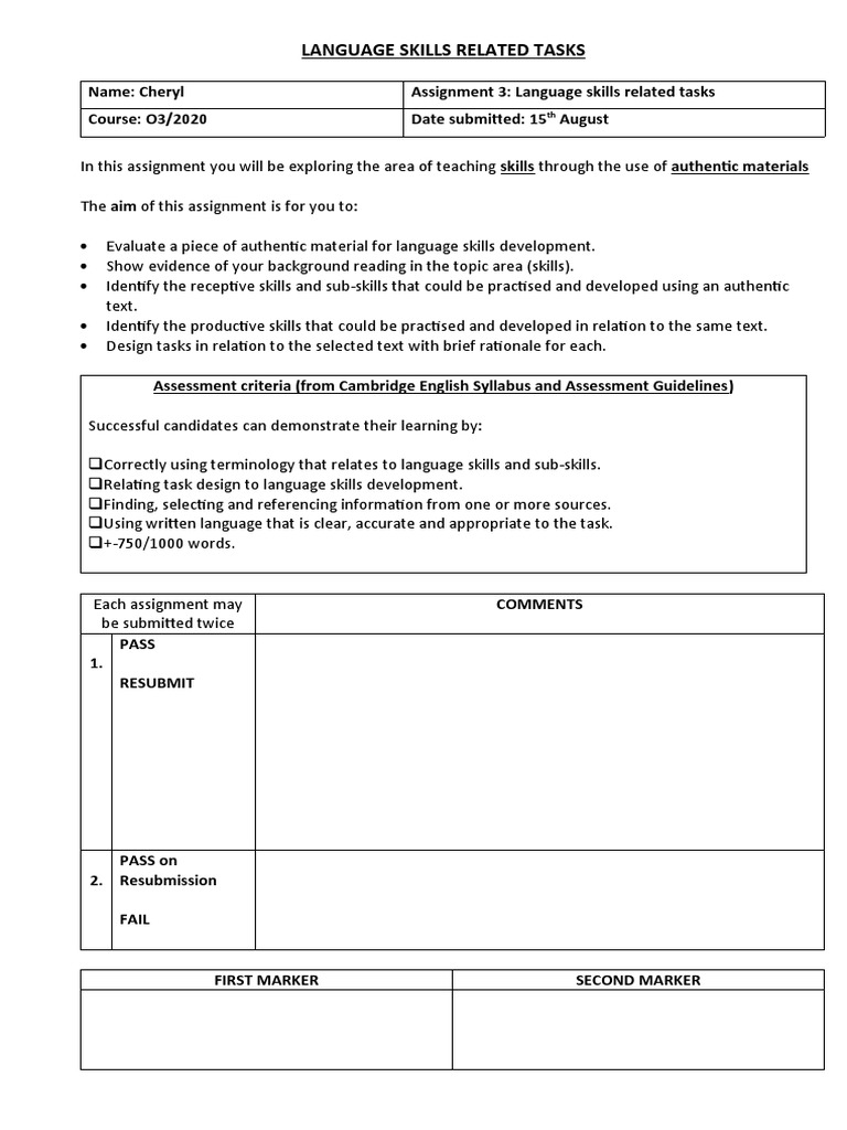 Language Skills Related Tasks | PDF | Virus | Epidemiology