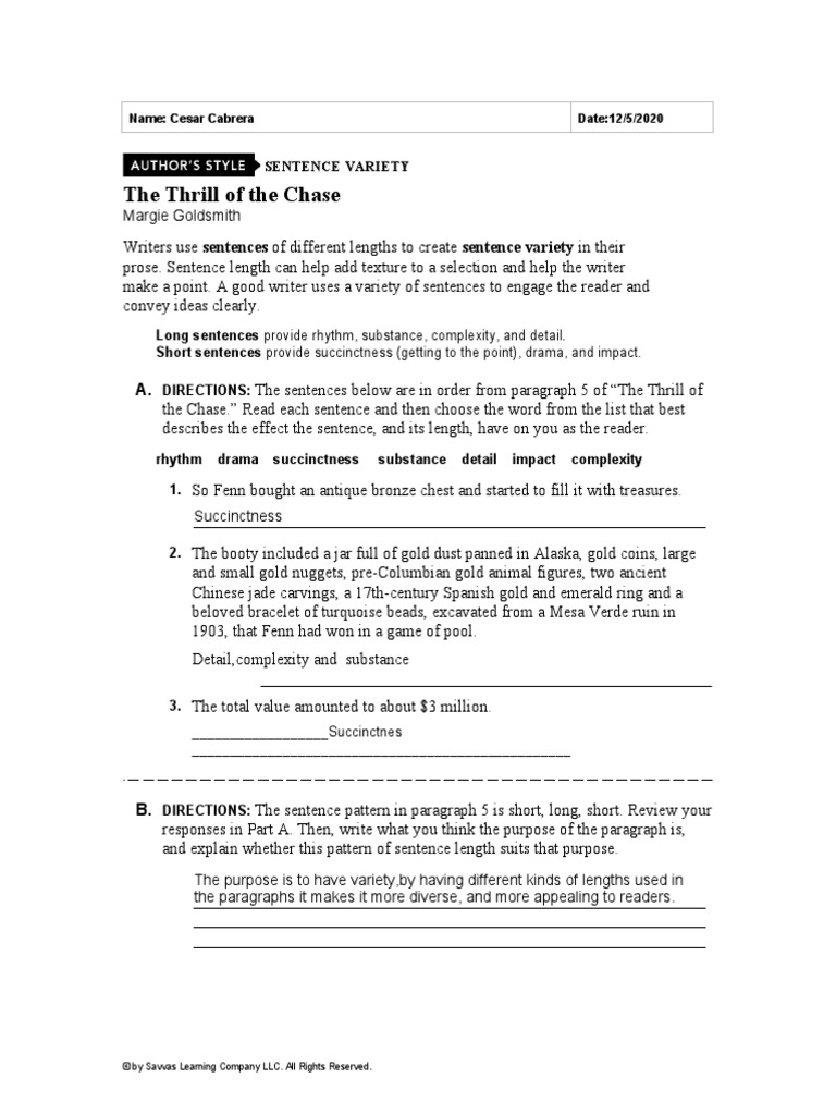 The Thrill of The Chase: Margie Goldsmith | PDF