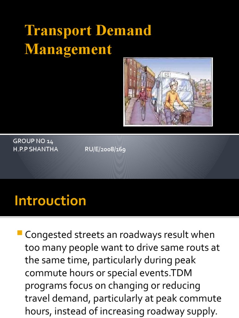 Effective Transport Demand Management Strategies | PDF | Parking ...