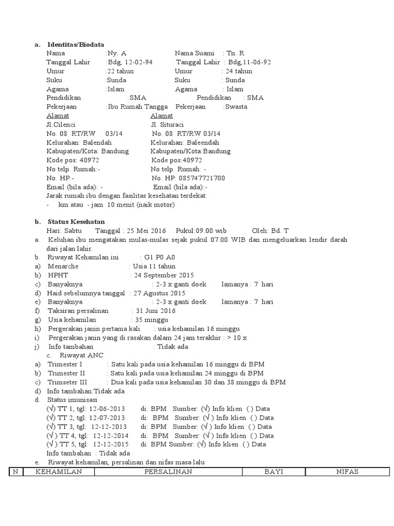 Soap Persalinan Sungsang | PDF
