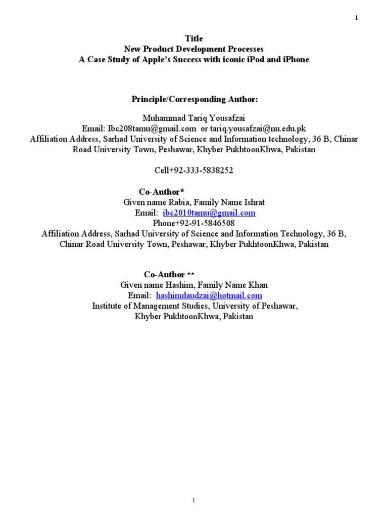 Apple’s New Product Development Success | PDF | Macintosh | Apple Inc.