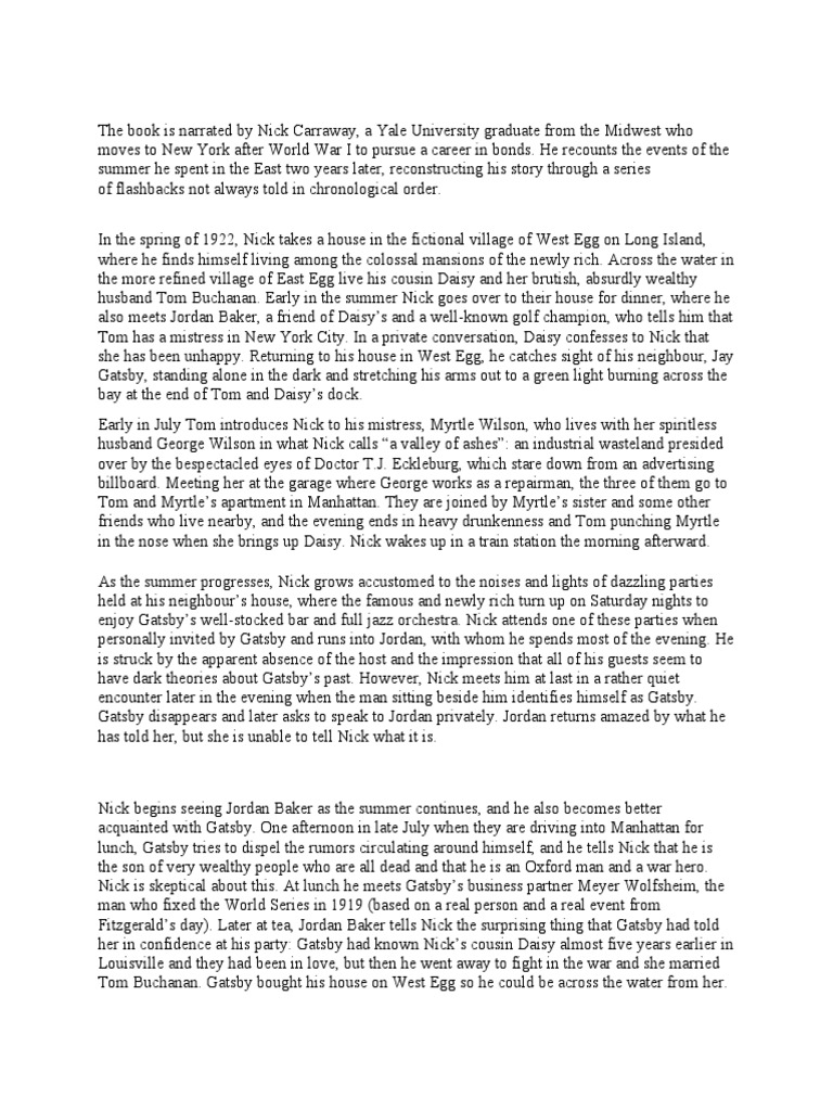 The Great Gatsby | PDF | The Great Gatsby