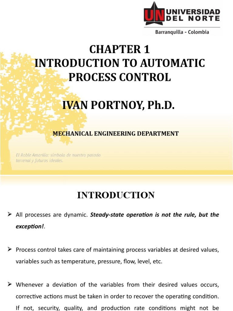 Control Chapter 1 | PDF | Process Control | Instrumentation