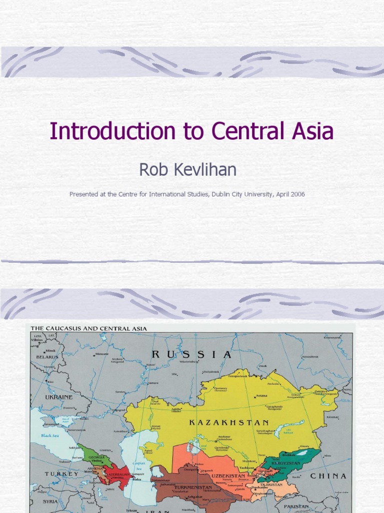 Overview Of Central Asia S States Pdf