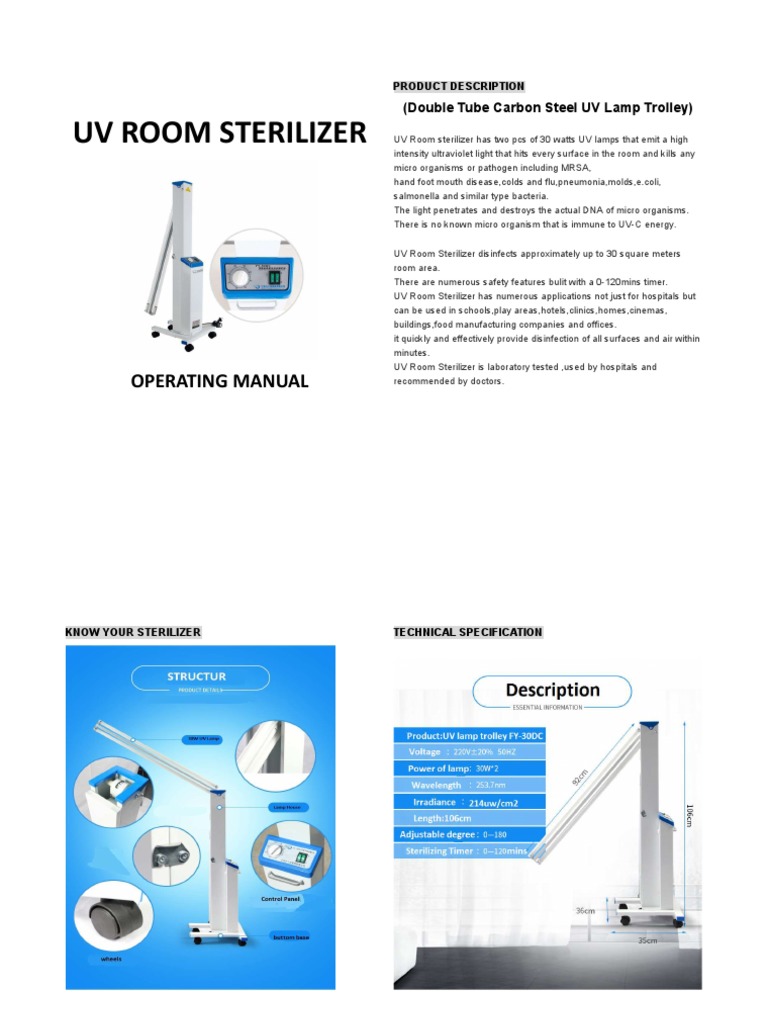 UV Mobile Vehicle | PDF | Ultraviolet | Sterilization (Microbiology)