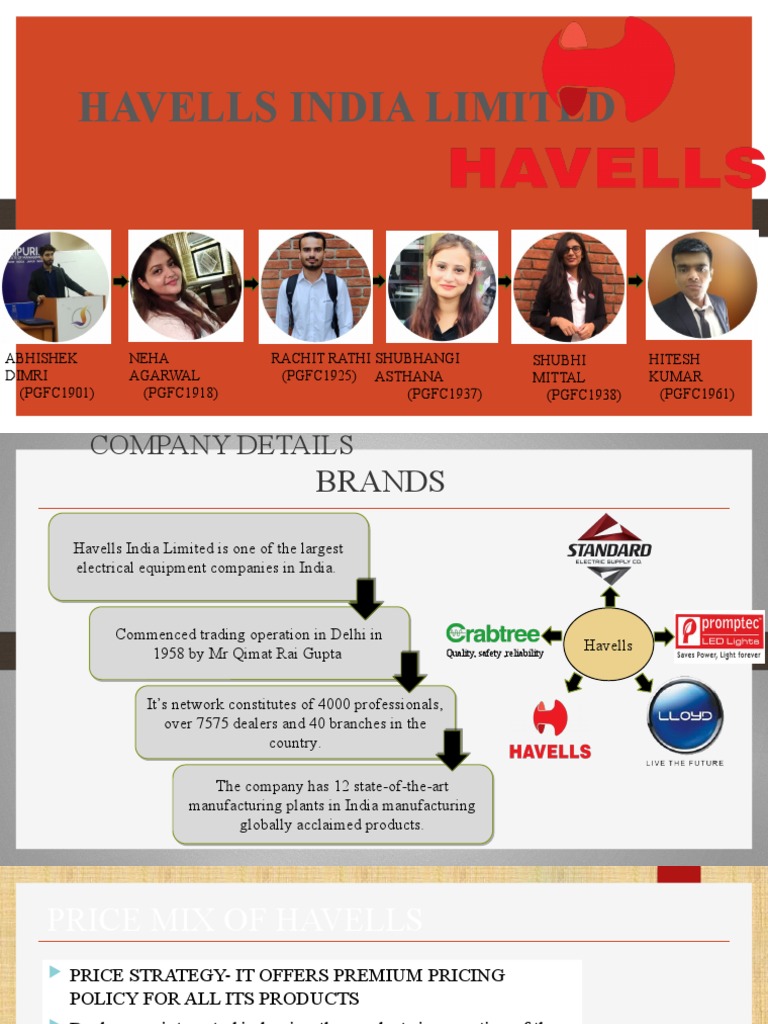 Havells India Limited: Company Overview | PDF | Manufacturing And ...