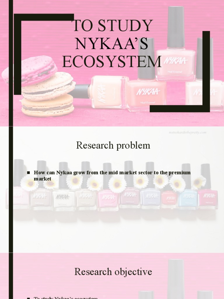 To Study Ecosystem: Nykaa'S | PDF | Brand | E Commerce