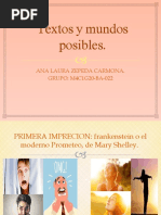 Actividad Integradora #3: Textos Y Mundos Posibles. | PDF | Mary Shelley | Frankenstein