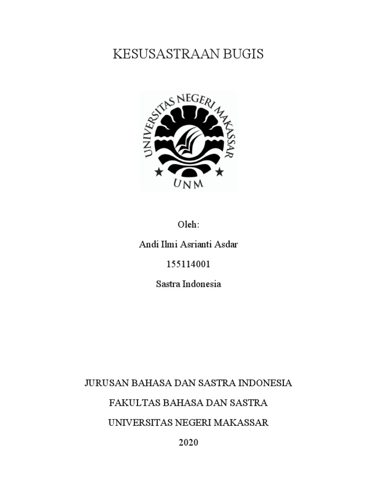 Perkembangan Sastra Bugis Kuno | PDF | Klasik