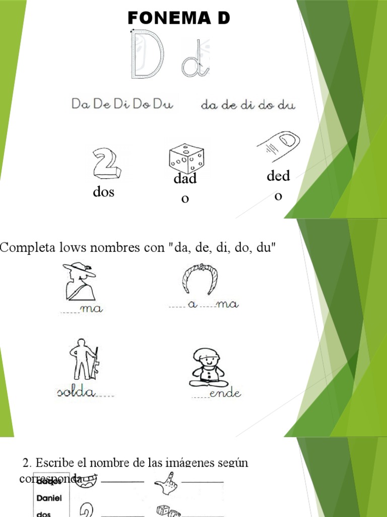 Fonema D | PDF