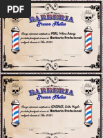 Diplomas Barberia | PDF