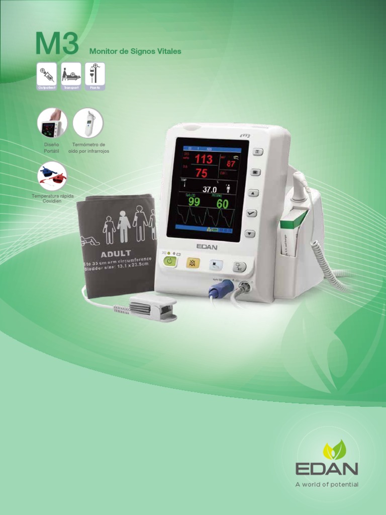 Monitor Signos Vitales Edan m3 PDF | PDF | Informática | Electrónica