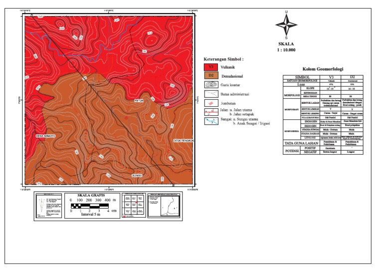Peta Geomorfologi | PDF