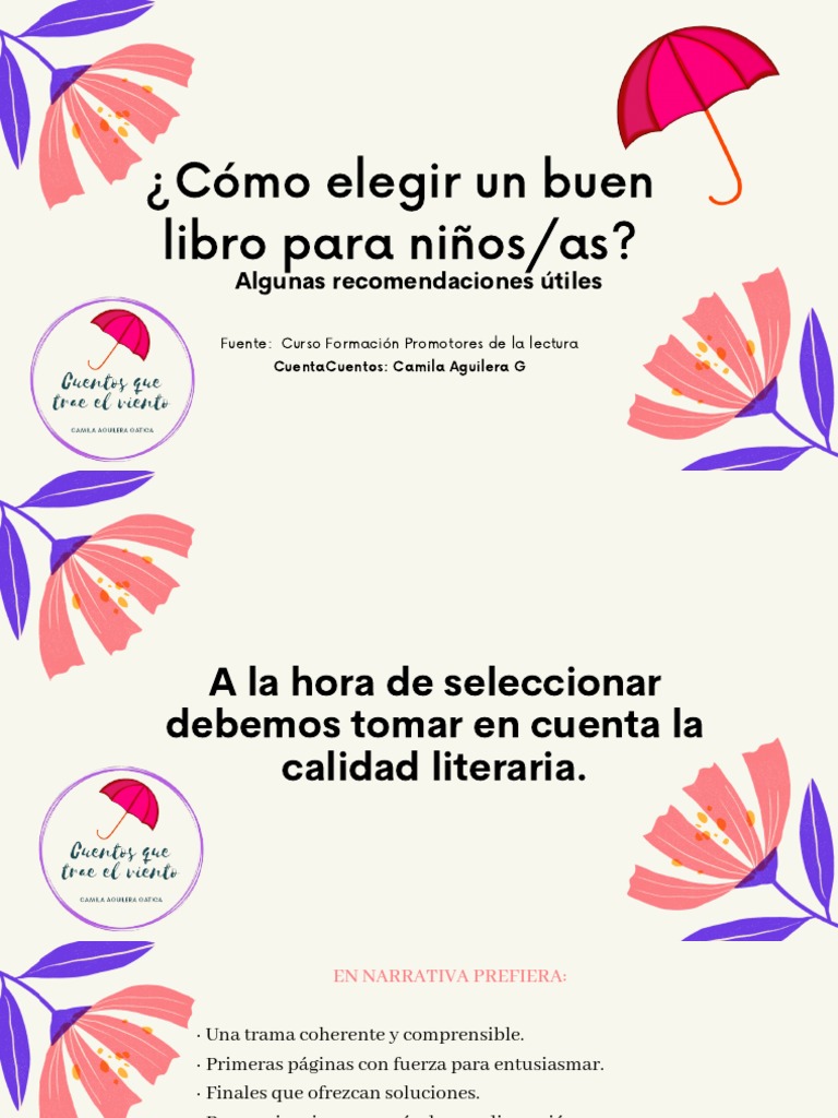 Como Elegir Un Buen Libro para Niños | PDF | Poesía | Literatura infantil