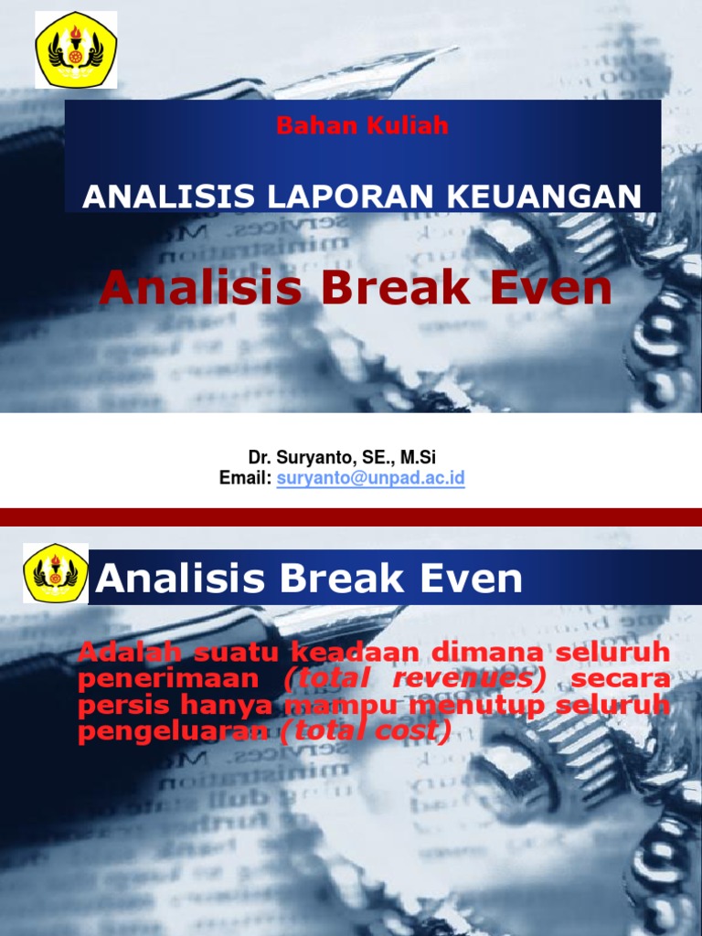 Analisis Break Even Point | PDF