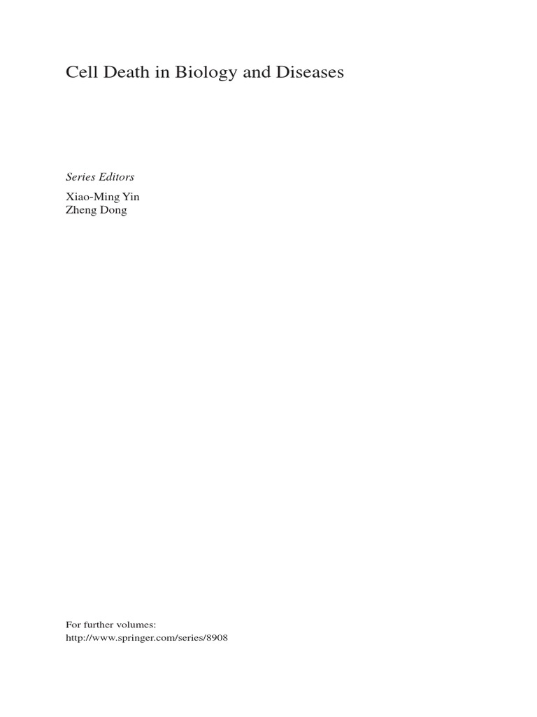 Cell Death in Biology and Diseases: Series Editors | PDF | Caspase 3 ...