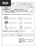 Ficha Siempre, A Veces, Nunca | PDF