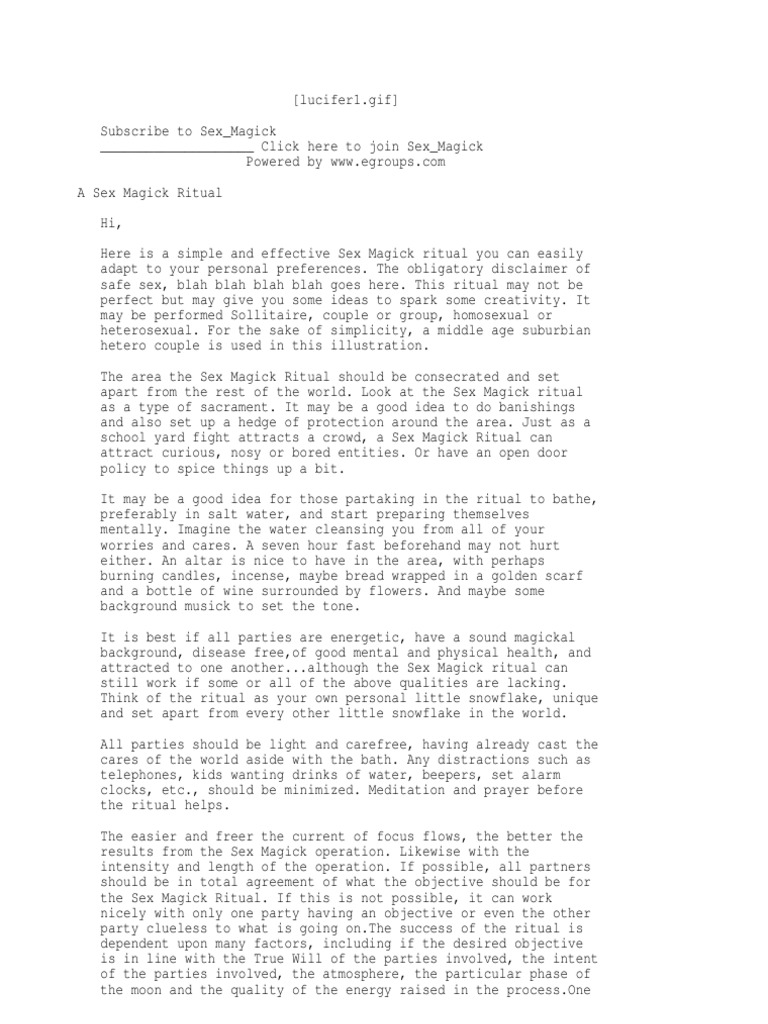 Sexmagic Download Free Pdf Magick Thelema Religious Behaviour