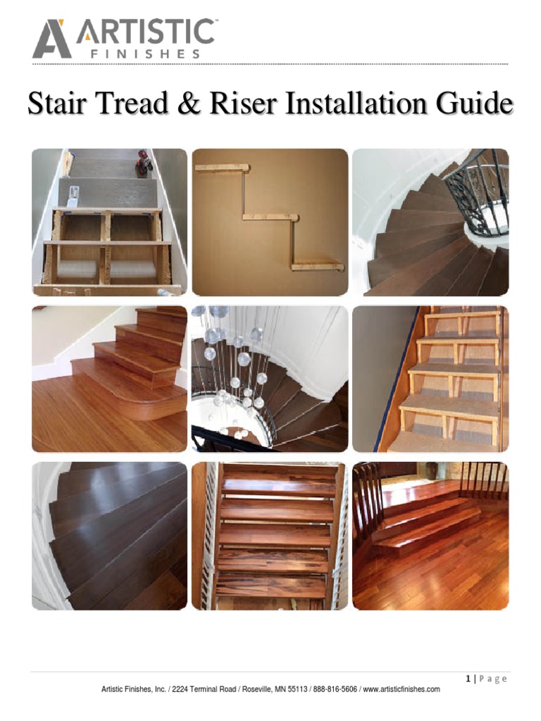 Stair Tread & Riser Installation Guide | PDF | Stairs | Building ...