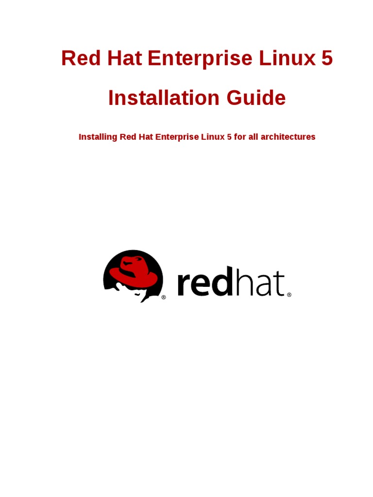 Red Hat Enterprise Linux 5 Installation Guide | PDF | Booting ...