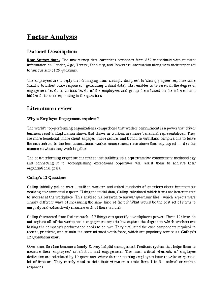 Factor Analysis: Dataset Description | Download Free PDF | Factor Analysis | Cognition