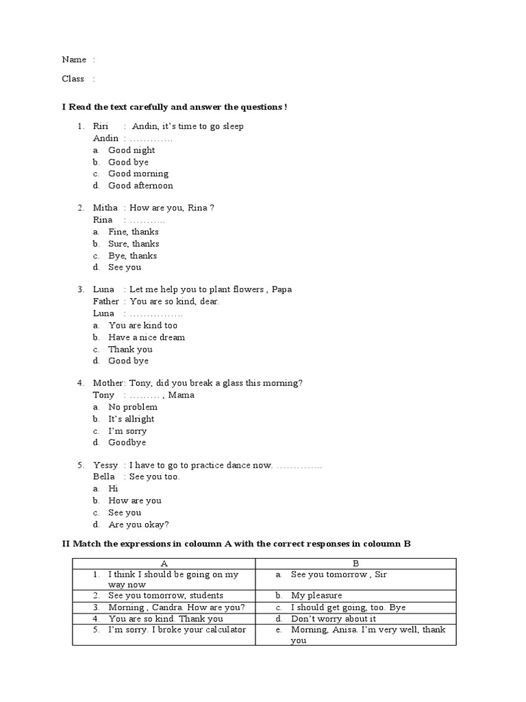 I Read The Text Carefully and Answer The Questions ! | PDF